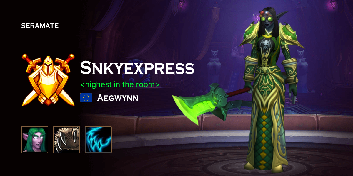 Snkyexpress @ Aegwynn (EU) · Seramate · WoW PvP Leaderboards, Arena ...