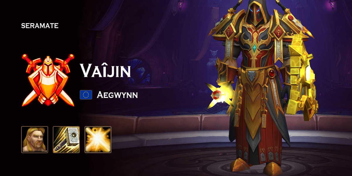 Vaîjin @ Aegwynn (EU) · Seramate · WoW PvP Leaderboards, Arena Activity ...