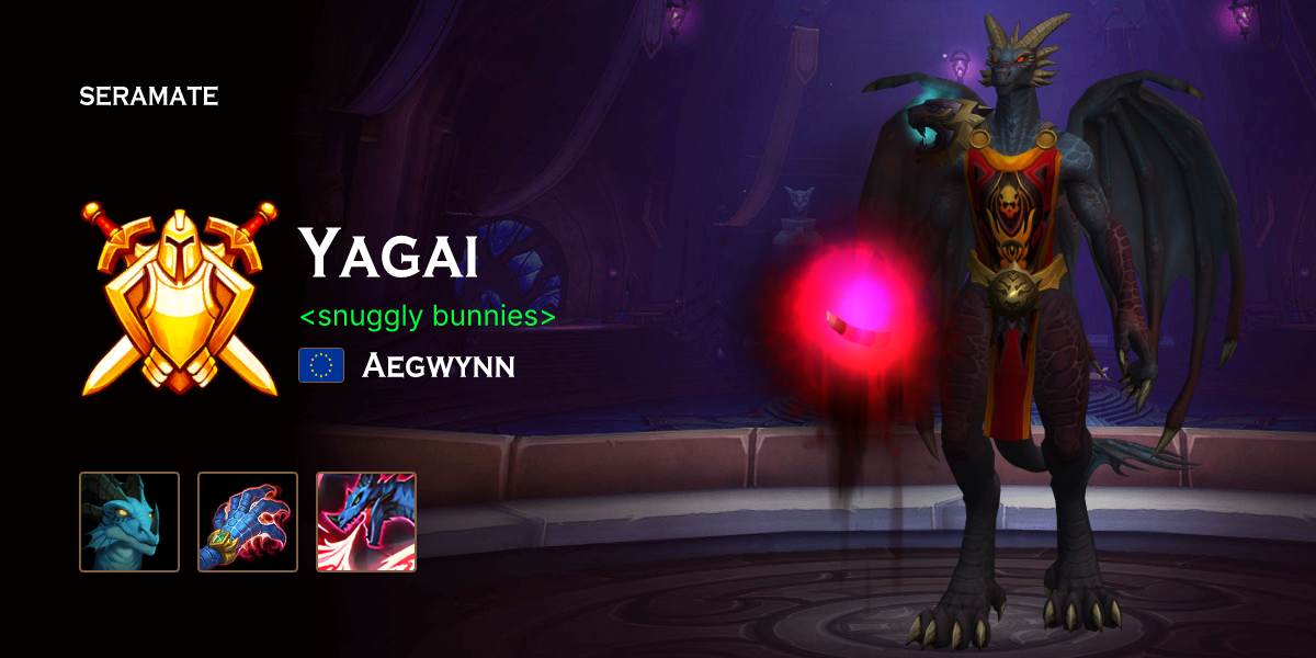 Yagai @ Aegwynn (EU) · Seramate · WoW PvP Leaderboards, Arena Activity ...