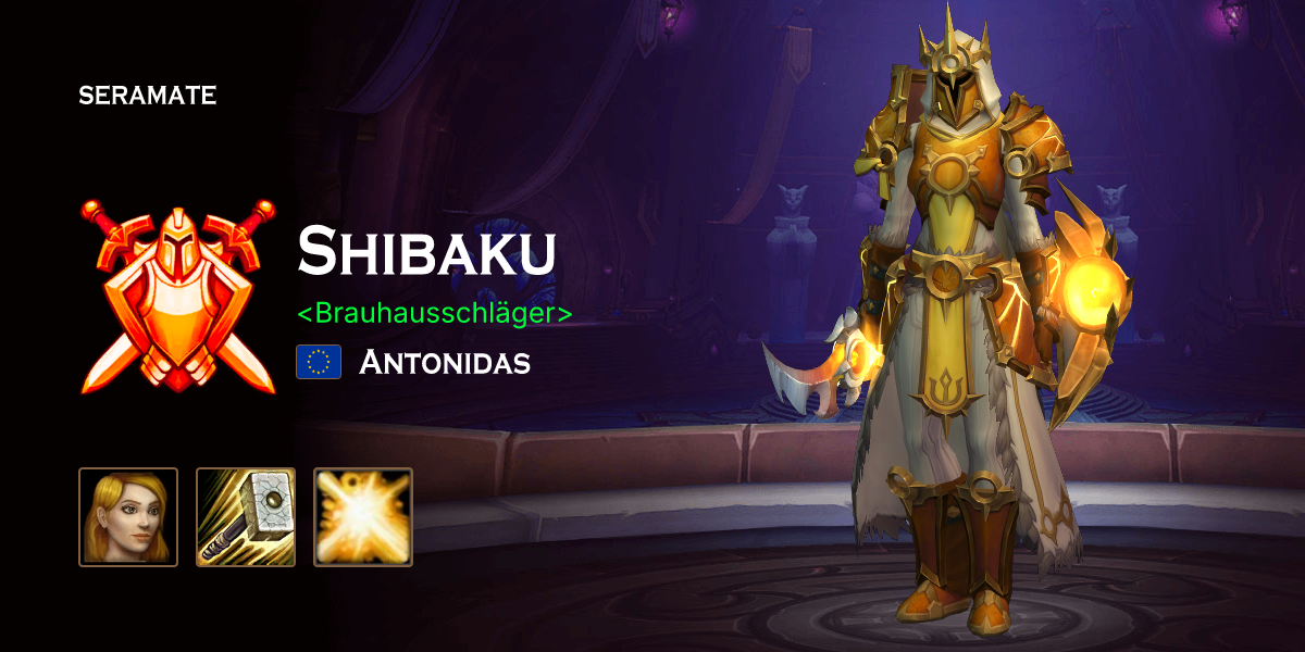 Shibaku @ Antonidas (EU) · Seramate · WoW PvP Leaderboards, Arena ...