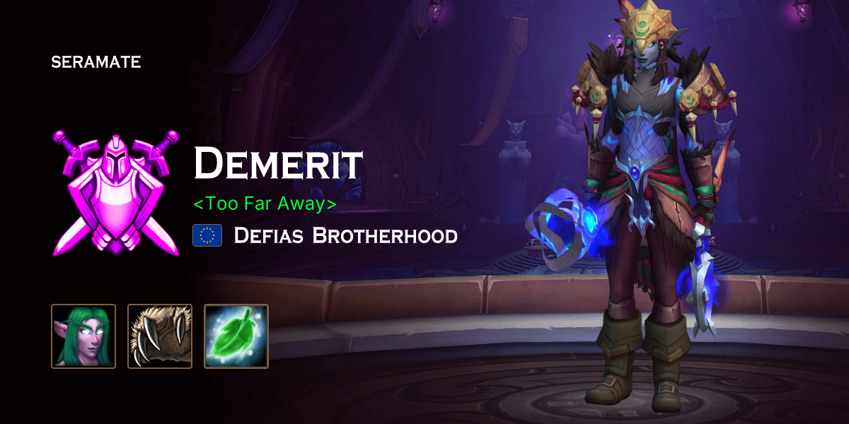 Demerit @ Defias Brotherhood (EU) · Seramate · WoW PvP Leaderboards ...
