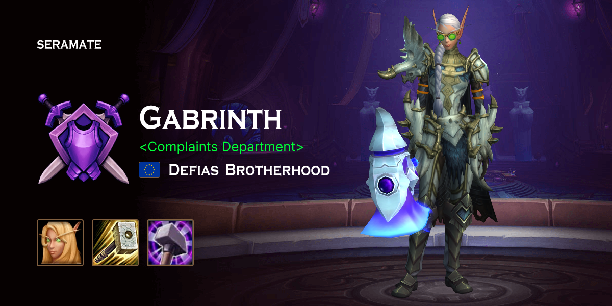 Gabrinth @ Defias Brotherhood (EU) · Seramate · WoW PvP Leaderboards ...