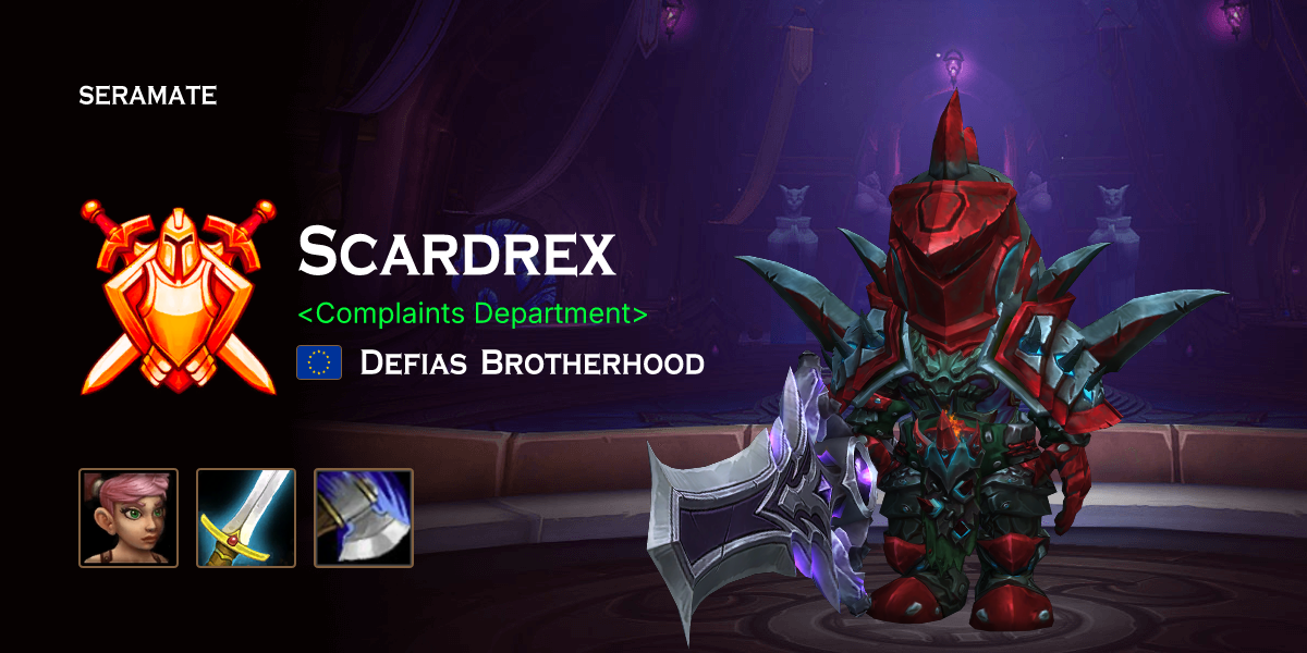 Scardrex @ Defias Brotherhood (EU) · Seramate · WoW PvP Leaderboards ...