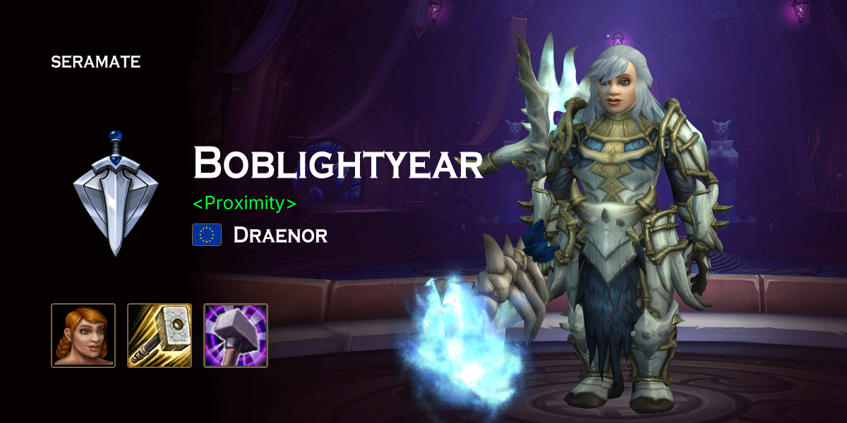 Boblightyear @ Draenor (EU) · Seramate · WoW PvP Leaderboards, Arena Activity, Character ...