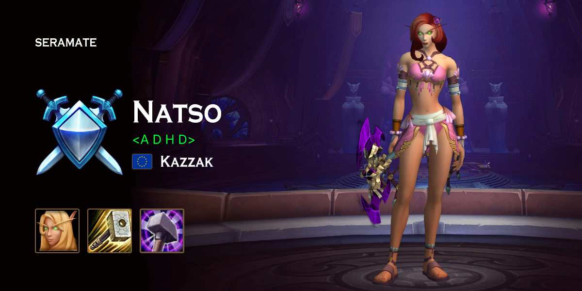 Natso @ Kazzak (EU) · Seramate · WoW PvP Leaderboards, Arena Activity, Character Profiles & more.
