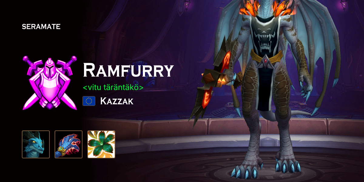 Ramfurry @ Kazzak (EU) · Seramate · WoW PvP Leaderboards, Arena ...