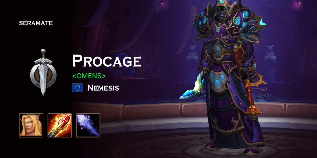 Procage @ Nemesis (EU) · Seramate · WoW PvP Leaderboards, Arena ...