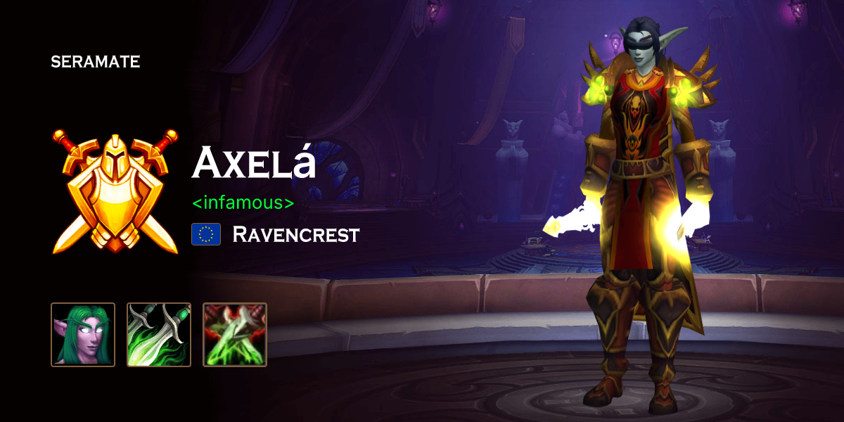 Axelá @ Ravencrest (EU) · Seramate · WoW PvP Leaderboards, Arena ...
