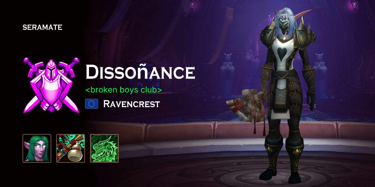 Dissoñance @ Ravencrest (EU) · Seramate · WoW PvP Leaderboards, Arena ...