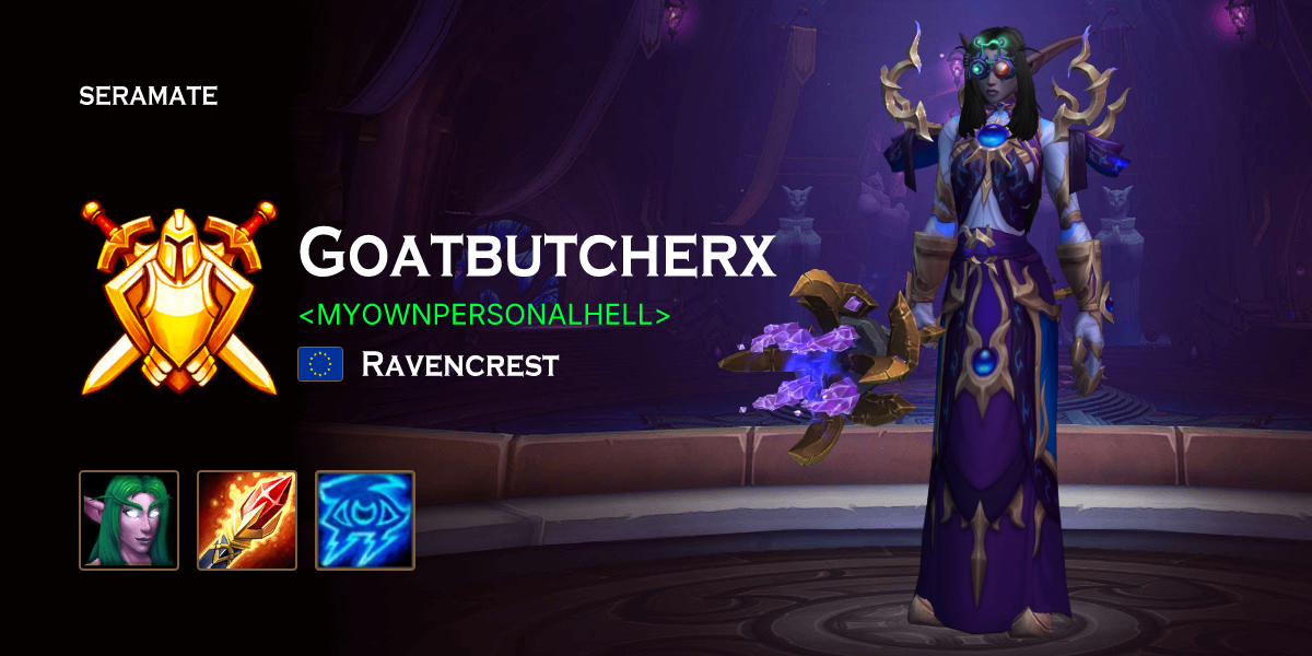 Goatbutcherx @ Ravencrest (EU) · Seramate · WoW PvP Leaderboards, Arena ...