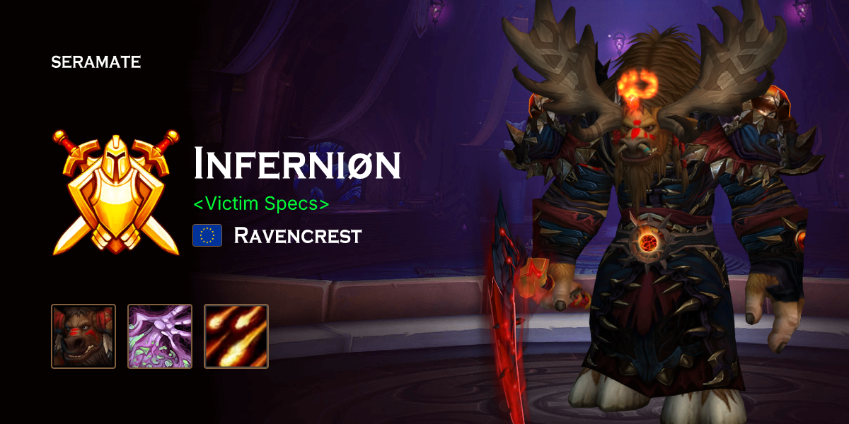 Inferniøn @ Ravencrest (EU) · Seramate · WoW PvP Leaderboards, Arena ...