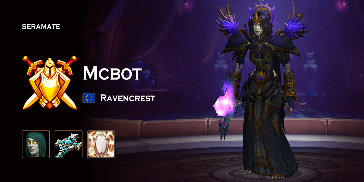 Mcbot @ Ravencrest (EU) · Seramate · WoW PvP Leaderboards, Arena Activity, Character Profiles ...