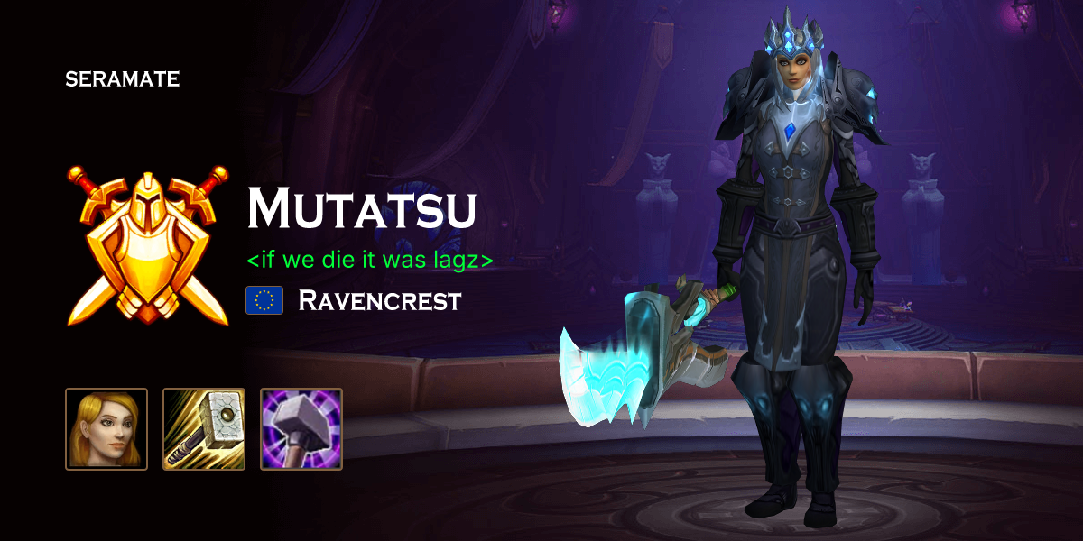 Mutatsu @ Ravencrest (EU) · Seramate · WoW PvP Leaderboards, Arena ...