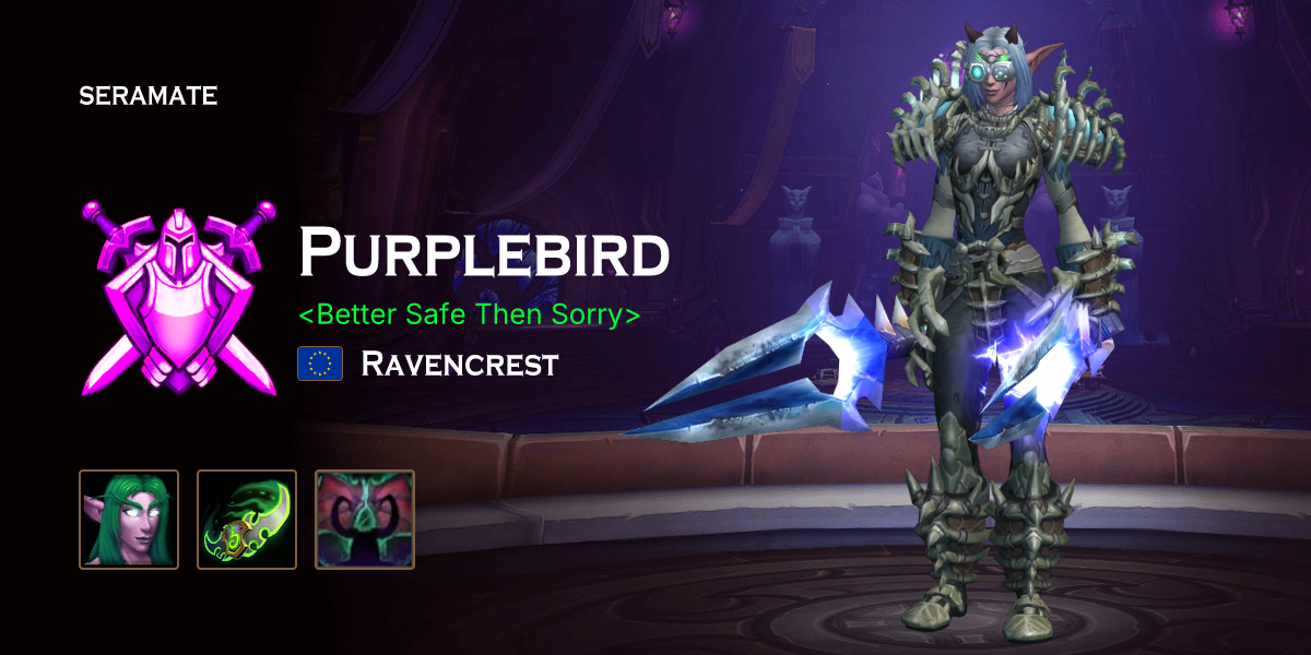 Purplebird @ Ravencrest (EU) · Seramate · WoW PvP Leaderboards, Arena ...