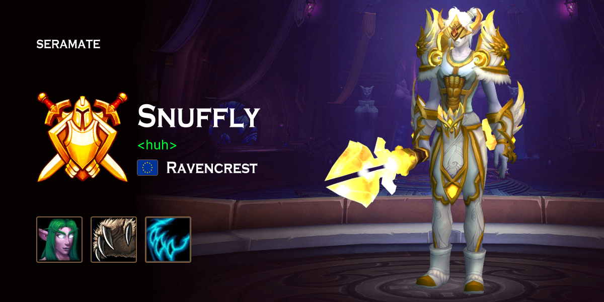 Snuffly @ Ravencrest (EU) · Seramate · WoW PvP Leaderboards, Arena ...