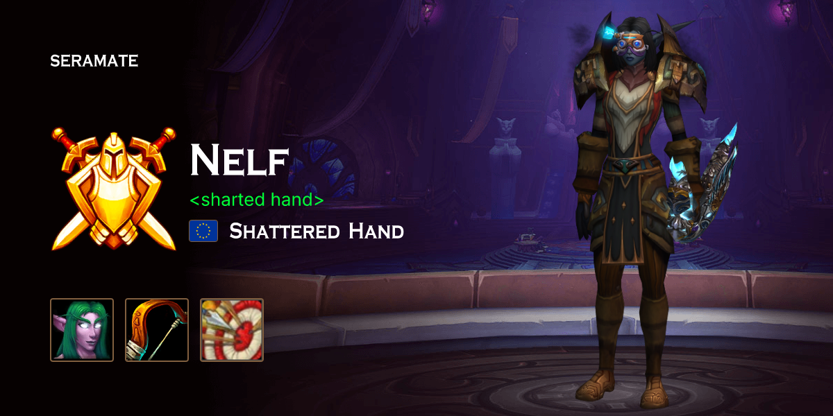 Nelf @ Shattered Hand (EU) · Seramate · WoW PvP Leaderboards, Arena ...