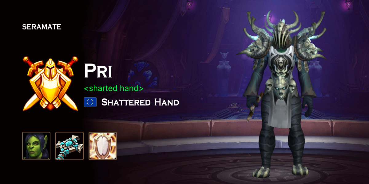 Pri @ Shattered Hand (EU) · Seramate · WoW PvP Leaderboards, Arena ...