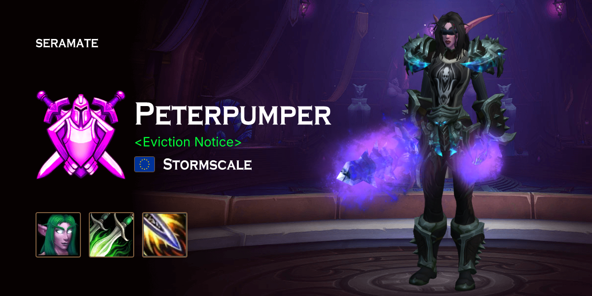 Peterpumper @ Stormscale (EU) · Seramate · WoW PvP Leaderboards, Arena Activity, Character ...