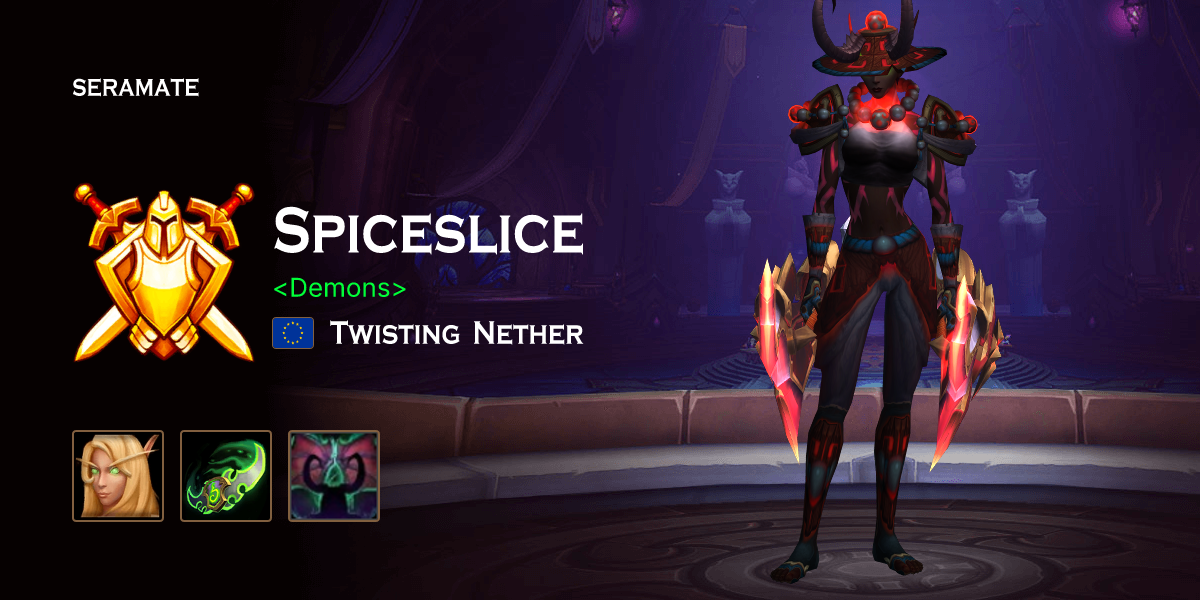 Spiceslice @ Twisting Nether (EU) · Seramate · WoW PvP Leaderboards ...