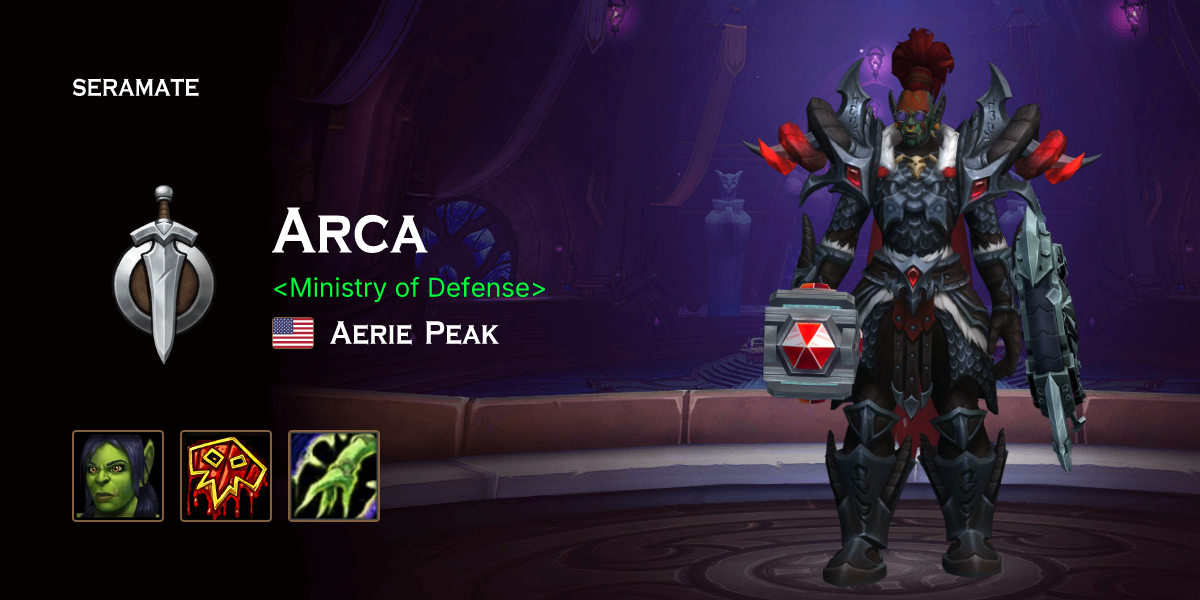 Arca @ Aerie Peak (US) · Seramate · WoW PvP Leaderboards, Arena ...