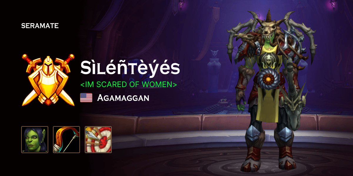 Sìléñtèýés @ Agamaggan (US) · Seramate · WoW PvP Leaderboards, Arena ...
