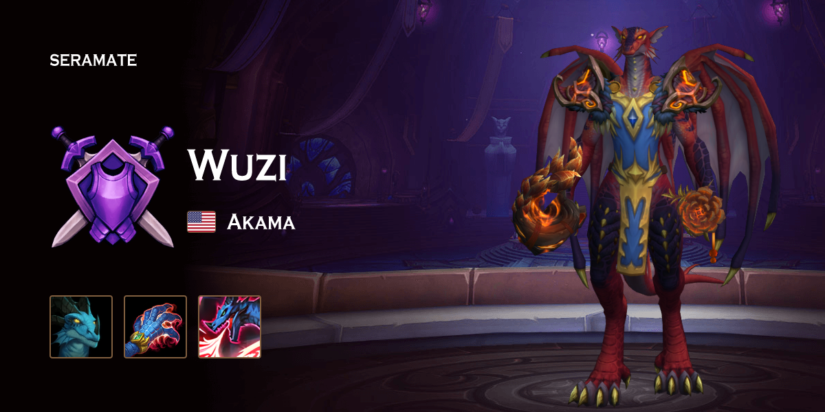 Wuzi @ Akama (US) · Seramate · WoW PvP Leaderboards, Arena Activity ...