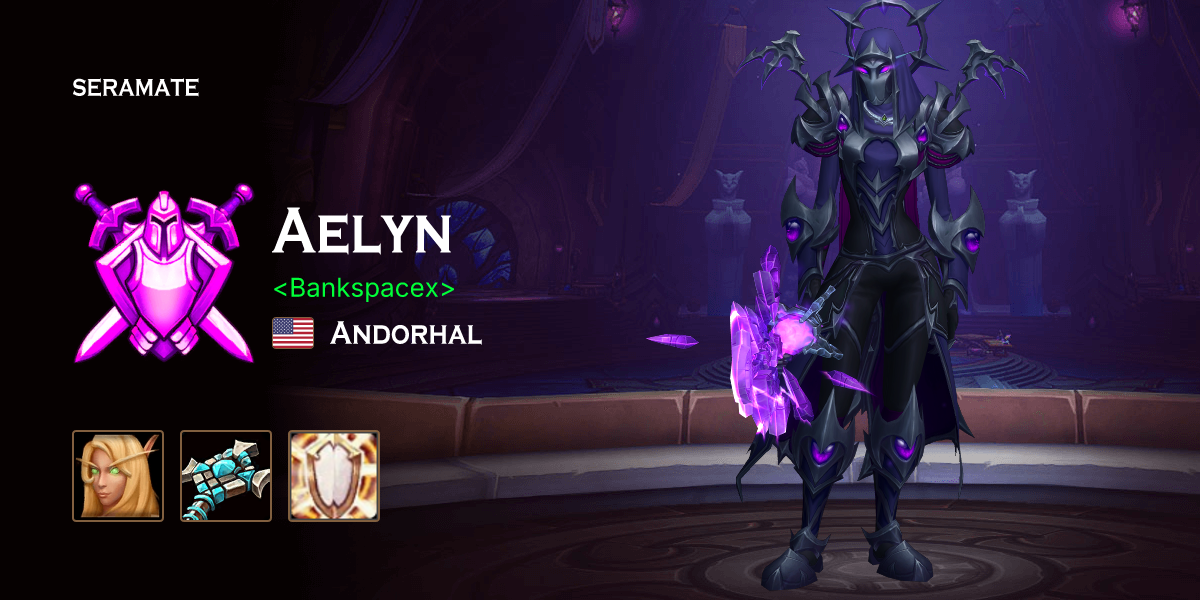 Aelyn @ Andorhal (US) · Seramate · WoW PvP Leaderboards, Arena Activity ...