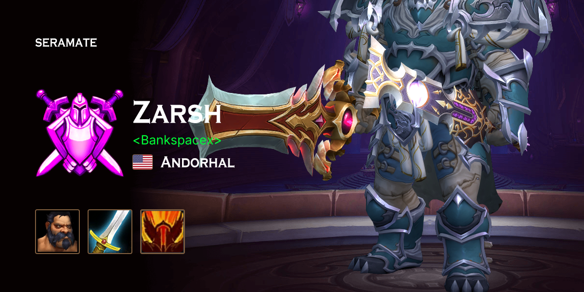 Zarsh @ Andorhal (US) · Seramate · WoW PvP Leaderboards, Arena Activity ...