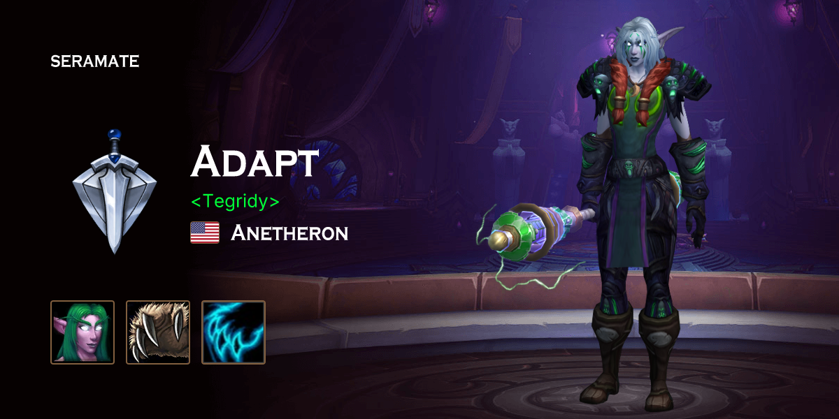 Adapt @ Anetheron (US) · Seramate · WoW PvP Leaderboards, Arena ...