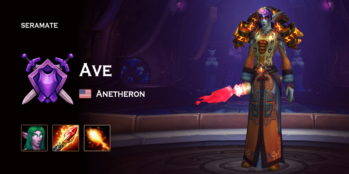 Ave @ Anetheron (US) · Seramate · WoW PvP Leaderboards, Arena Activity ...