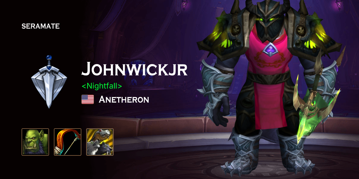 Johnwickjr @ Anetheron (US) · Seramate · WoW PvP Leaderboards, Arena ...