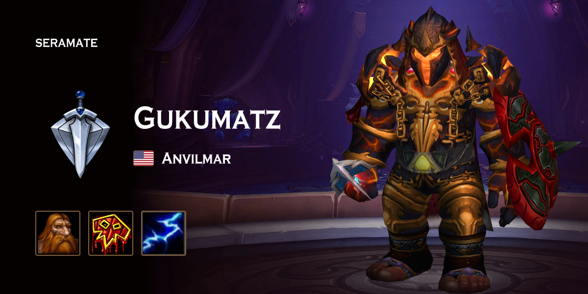 Gukumatz @ Anvilmar (US) · Seramate · WoW PvP Leaderboards, Arena ...