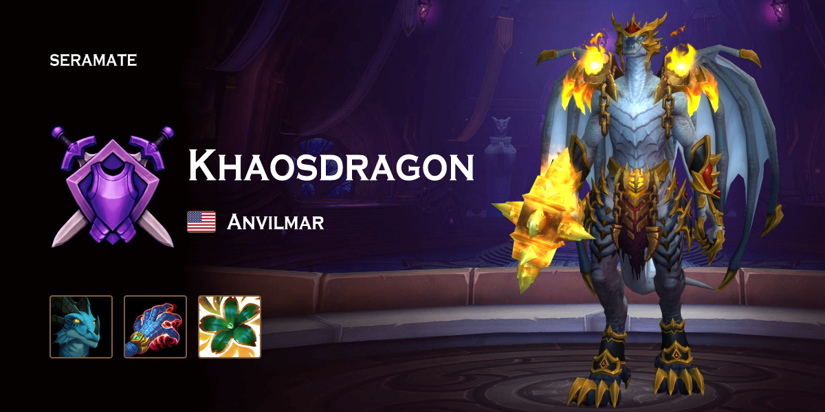 Khaosdragon @ Anvilmar (US) · Seramate · WoW PvP Leaderboards, Arena ...