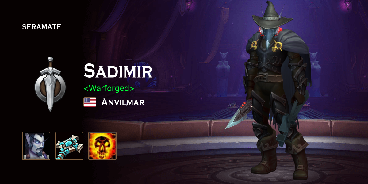Sadimir @ Anvilmar (US) · Seramate · WoW PvP Leaderboards, Arena ...