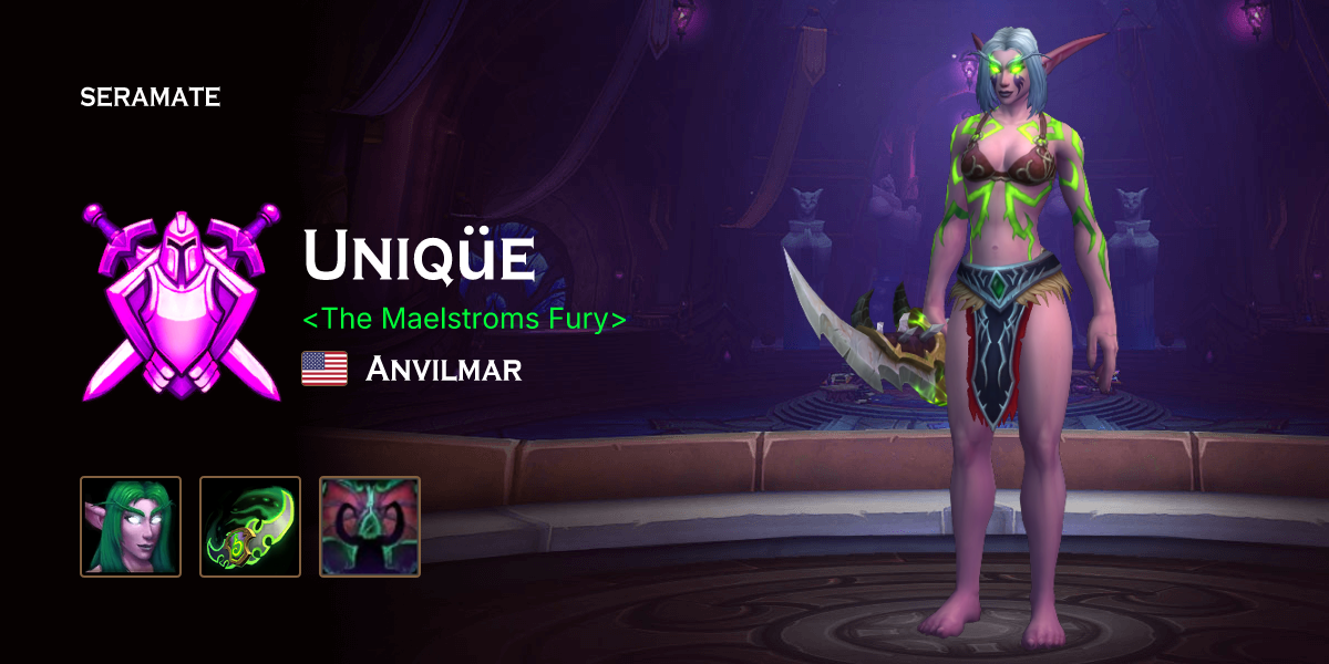 Uniqüe @ Anvilmar (US) · Seramate · WoW PvP Leaderboards, Arena ...