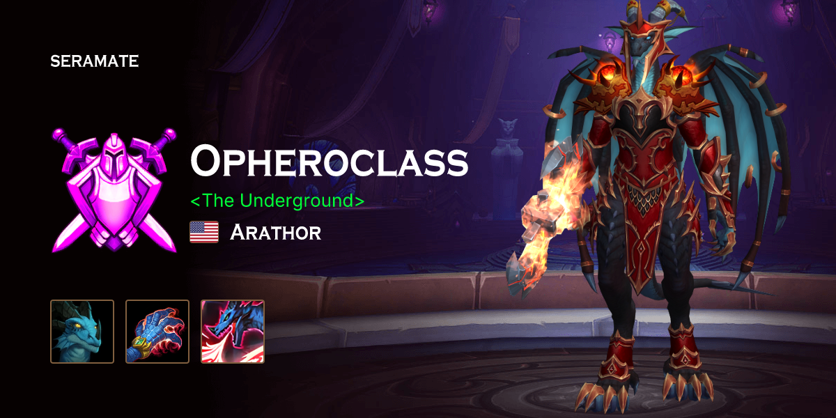 Opheroclass @ Arathor (US) · Seramate · WoW PvP Leaderboards, Arena ...