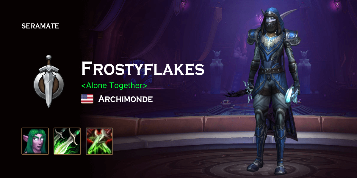 Frostyflakes @ Archimonde (US) · Seramate · WoW PvP Leaderboards, Arena Activity, Character ...