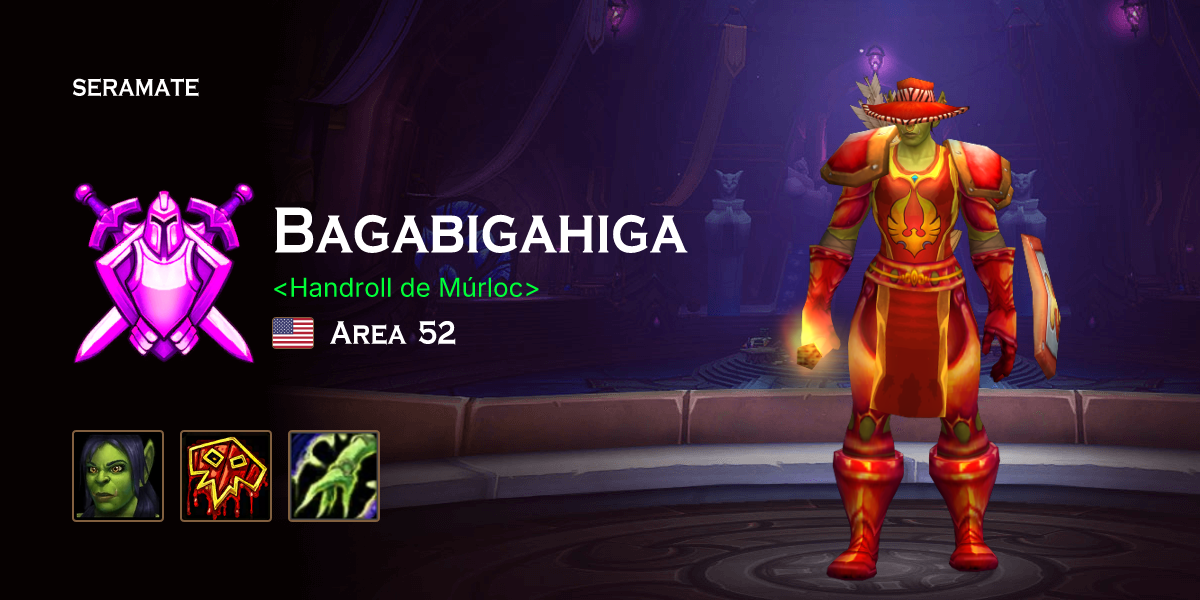 Bagabigahiga @ Area 52 (US) · Seramate · WoW PvP Leaderboards, Arena ...