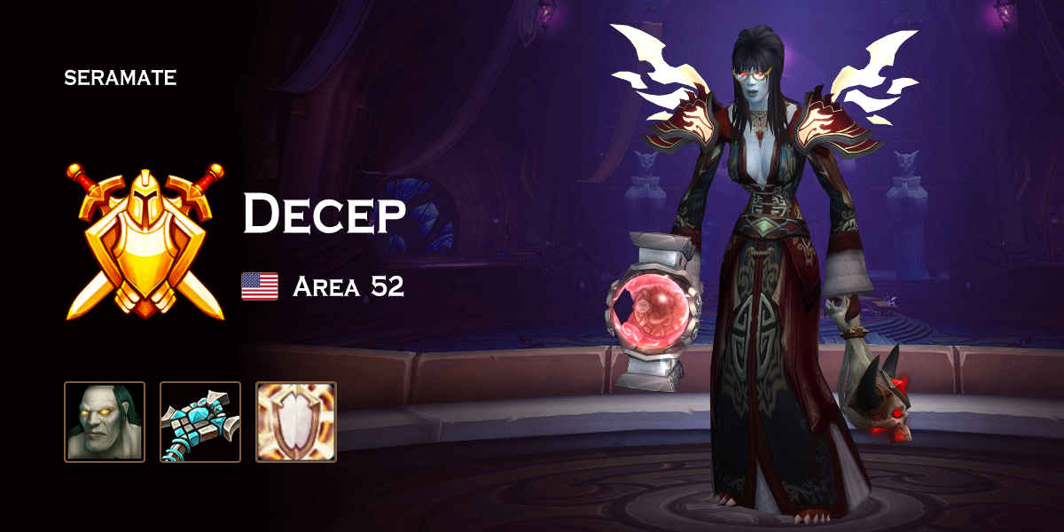 Decep @ Area 52 (US) · Seramate · WoW PvP Leaderboards, Arena Activity ...