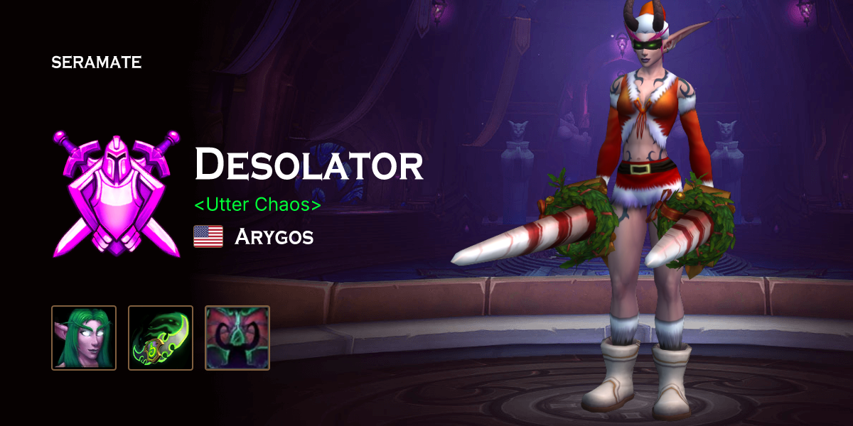 Desolator @ Arygos (US) · Seramate · WoW PvP Leaderboards, Arena ...