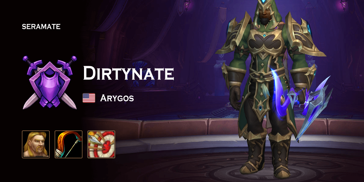 Dirtynate @ Arygos (US) · Seramate · WoW PvP Leaderboards, Arena ...