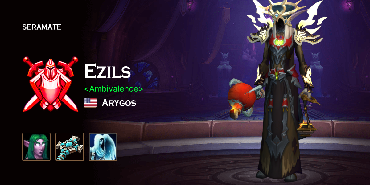 Ezils @ Arygos (US) · Seramate · WoW PvP Leaderboards, Arena Activity ...