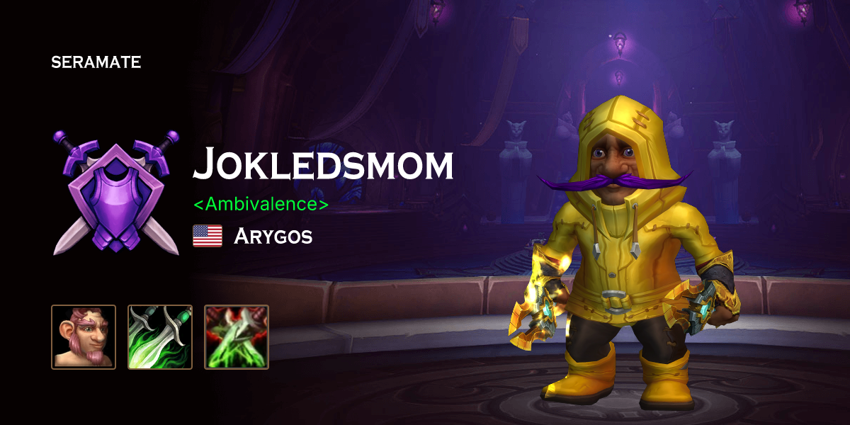 Jokledsmom @ Arygos (US) · Seramate · WoW PvP Leaderboards, Arena ...