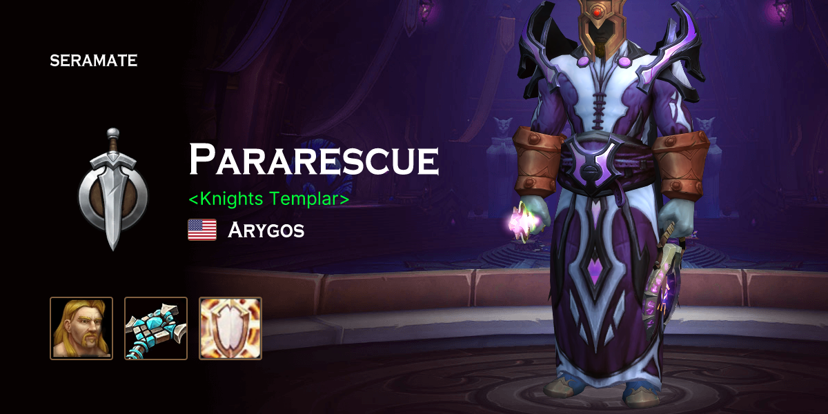 Pararescue @ Arygos (US) · Seramate · WoW PvP Leaderboards, Arena ...