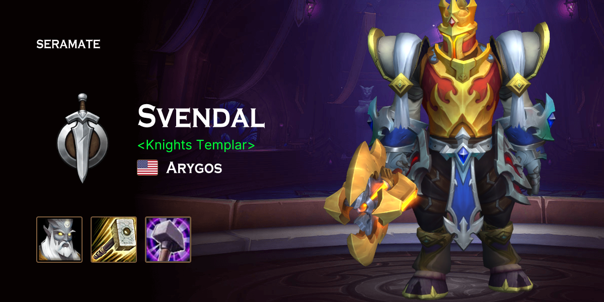 Svendal @ Arygos (US) · Seramate · WoW PvP Leaderboards, Arena Activity ...