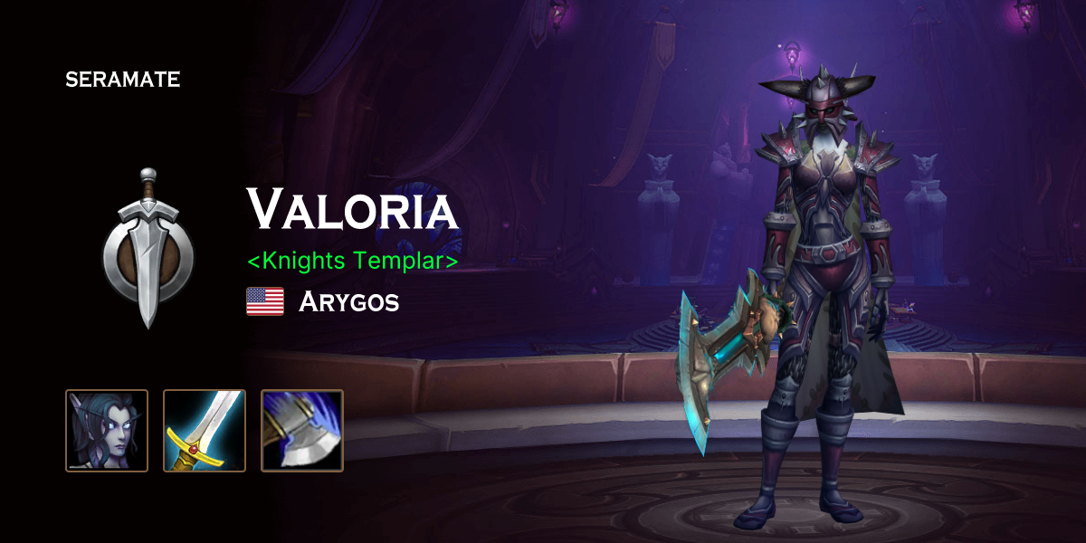 Valoria @ Arygos (US) · Seramate · WoW PvP Leaderboards, Arena Activity ...