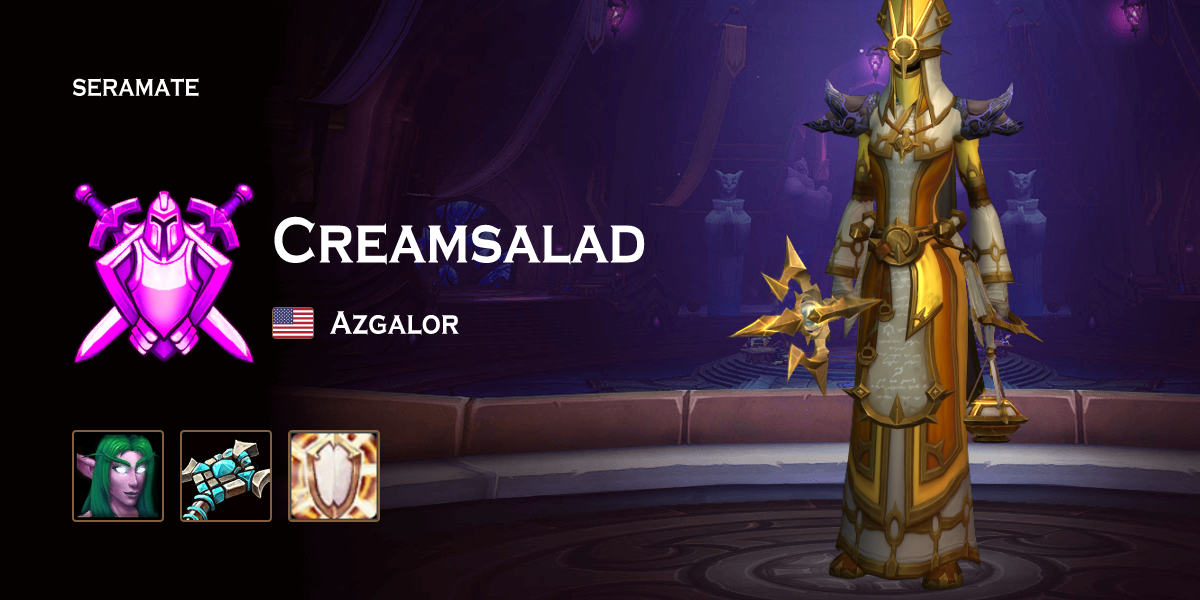 Creamsalad @ Azgalor (US) · Seramate · WoW PvP Leaderboards, Arena ...