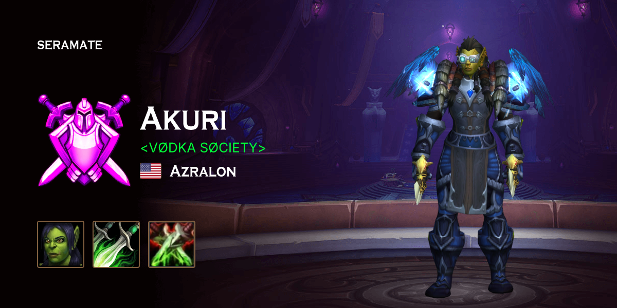 Akuri @ Azralon (US) · Seramate · WoW PvP Leaderboards, Arena Activity ...