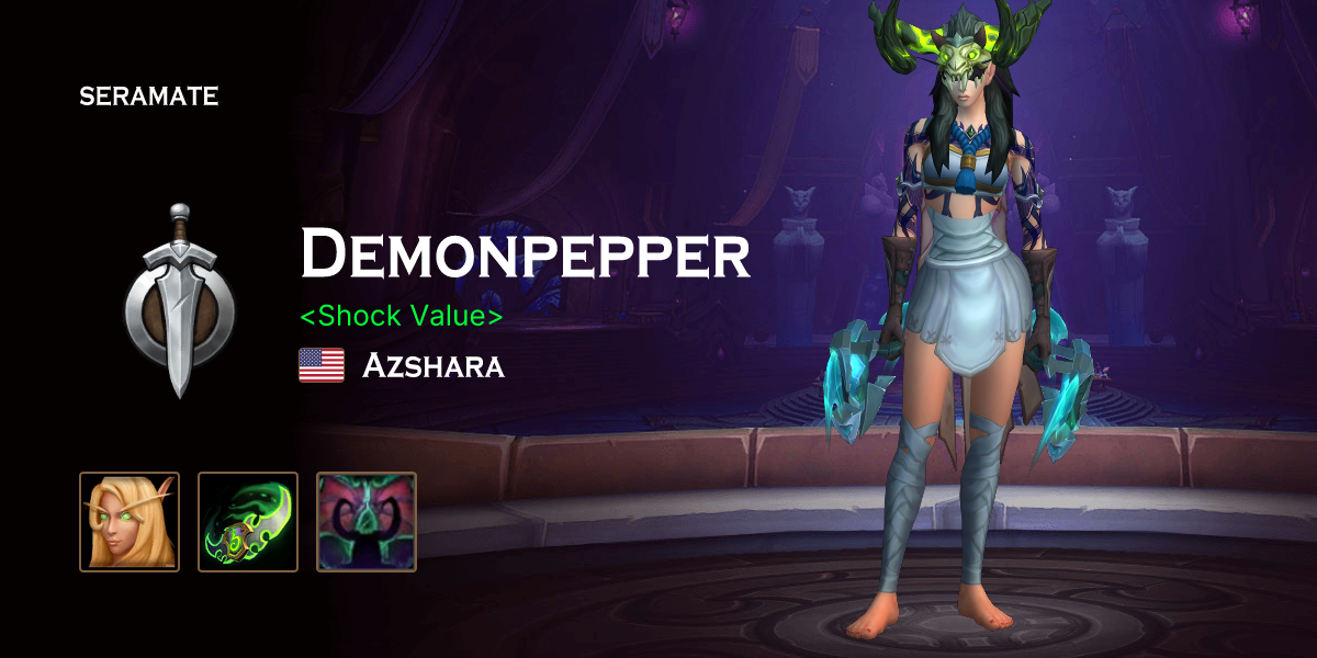 Demonpepper @ Azshara (US) · Seramate · WoW PvP Leaderboards, Arena ...