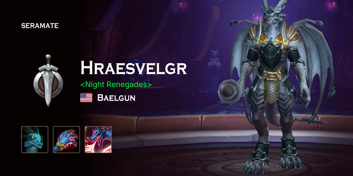 Hraesvelgr @ Baelgun (US) · Seramate · WoW PvP Leaderboards, Arena Activity, Character Profiles ...